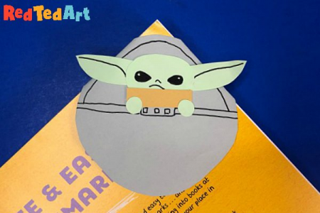Baby yoda bookmark - S&S Blog