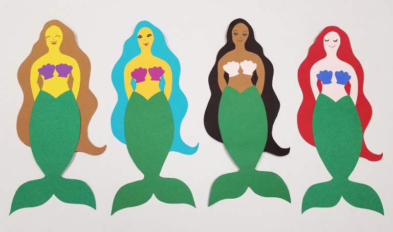 Easy DIY Paper Mermaid Craft - S&S Blog