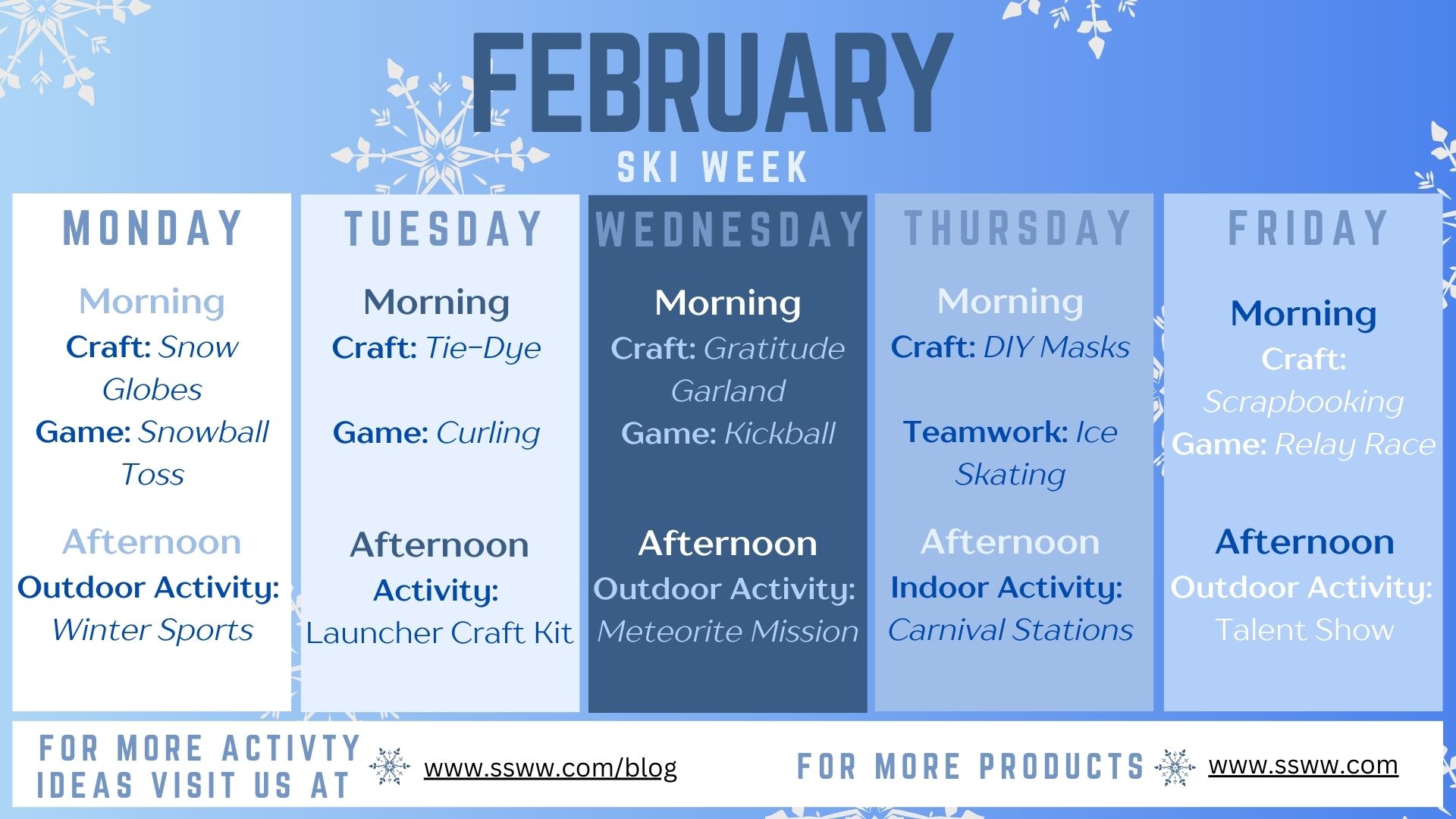Ski Week Activity Guide: February Break Ideas for Families and Programs ...