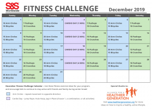 December Fitness Challenge Archives - S&S Blog