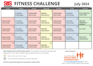 Fitness Challenge Calendars Archives - S&S Blog