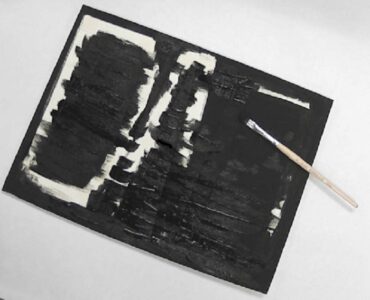 Father's Day DIY Scrape Art with Acrylic Paint - S&S Blog