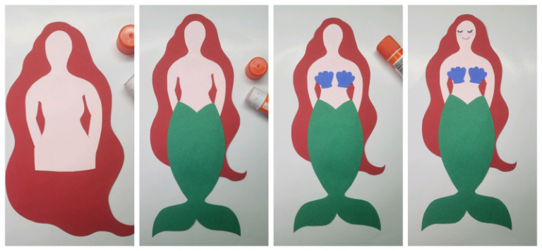 Easy DIY Paper Mermaid Craft - S&S Blog
