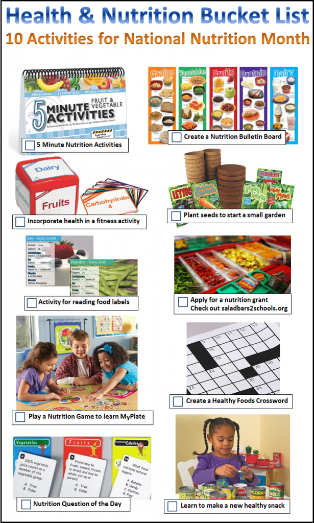 Nutrition Bucket List - S&S Blog