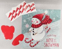 Pin the Nose on the Snowman Game for the Winter Season - S&S Blog