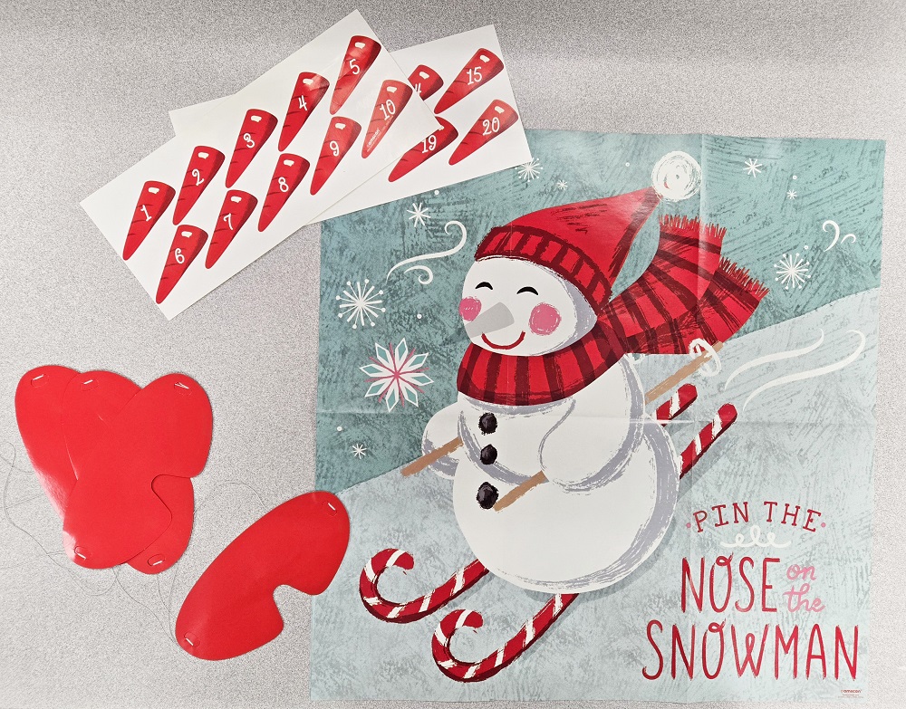 Pin the Nose on the Snowman Game for the Winter Season - S&S Blog