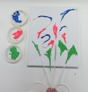 DIY Flower Painting Using String Pulling Method - S&S Blog