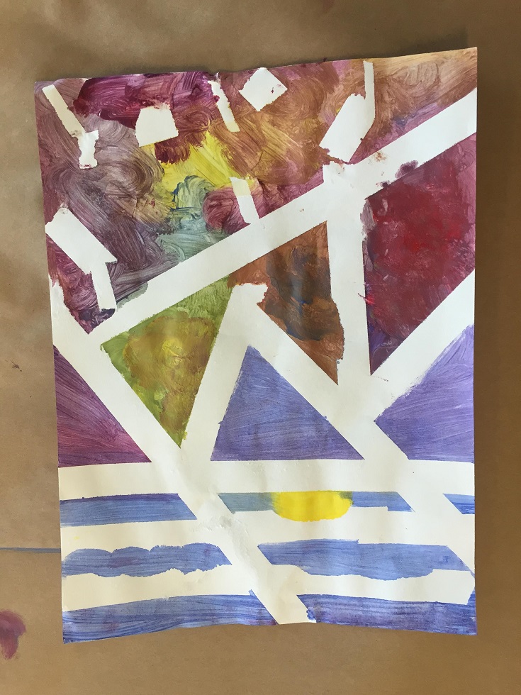 Tape Painting Example - S&S Blog