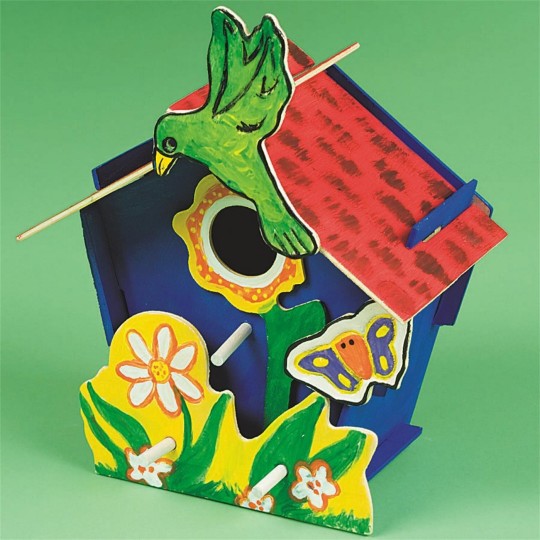 Wooden Birdhouse Craft Kit - S&S Blog