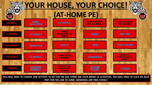 At Home PE - Virtual Activity Ideas for Students - S&S Blog