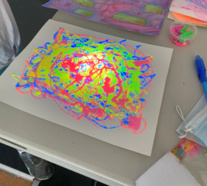 Glowing Glue Art Project for Kids - S&S Blog