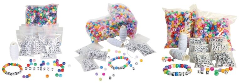 Promote Positive Values with Easy, Meaningful Bead Bracelet Crafts for ...