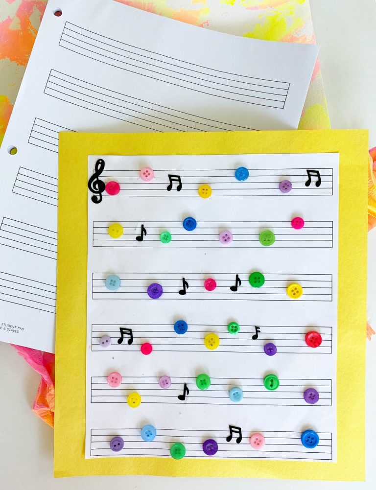 Jazz Music Themed Process Art - Paper Craft Activity - S&S Blog