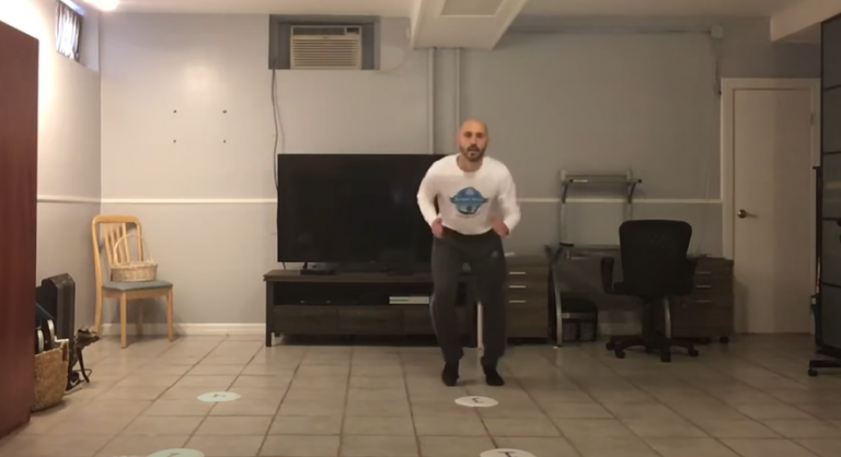 Four Spot Exercise Fitness Activity For Virtual PE - S&S Blog