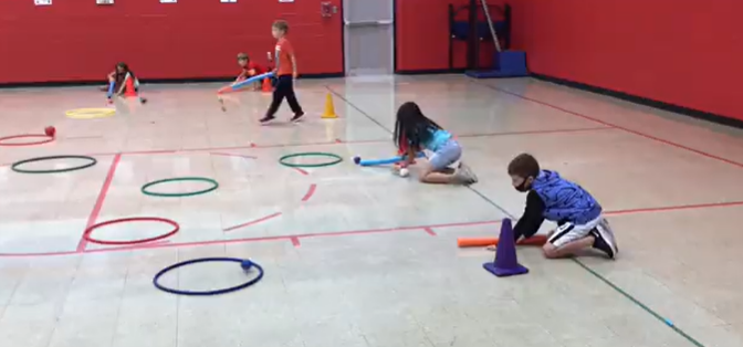 corner pocket activity for PE - S&S Blog