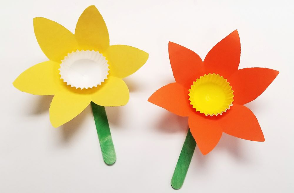 DIY Daffodil Paper Craft For Kids S S Blog