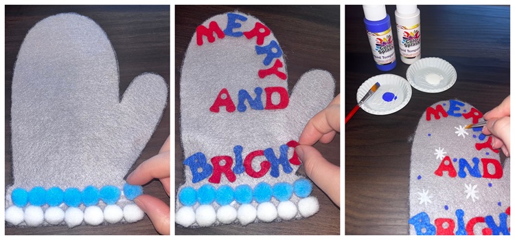 DIY Felt Mittens Craft for the Winter Season - Printable Templates - S ...
