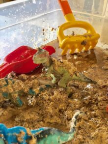 Dinosaur Dig Sensory Bin Activity for Kids - S&S Blog
