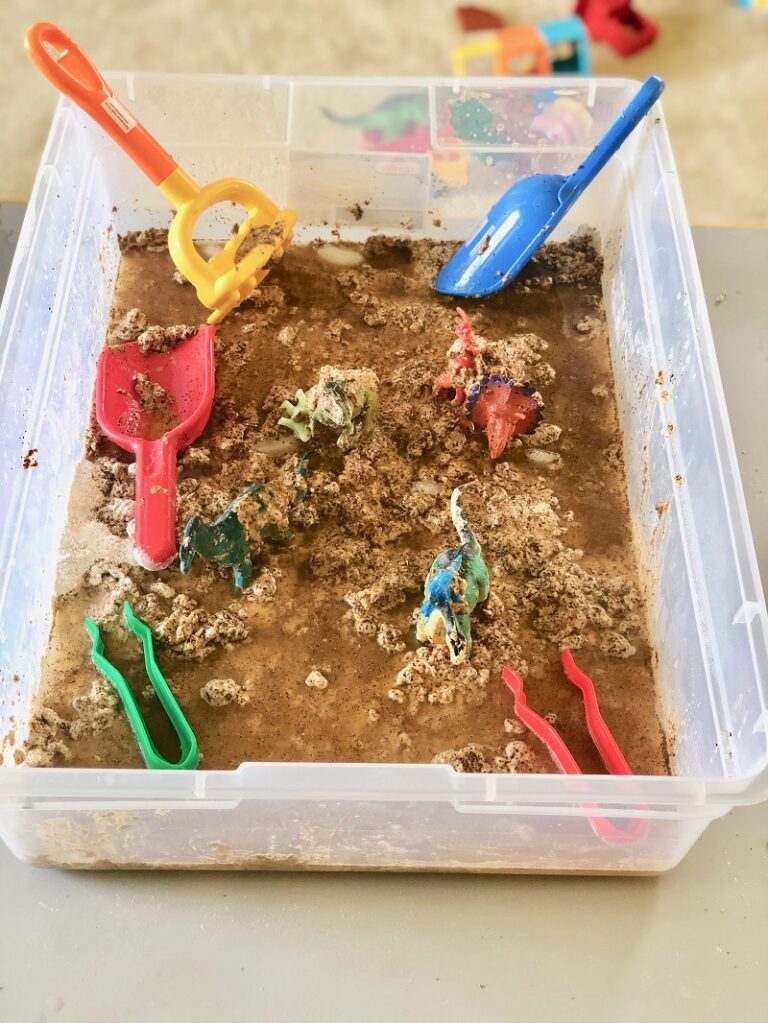 Dinosaur Dig Sensory Bin Activity for Kids - S&S Blog