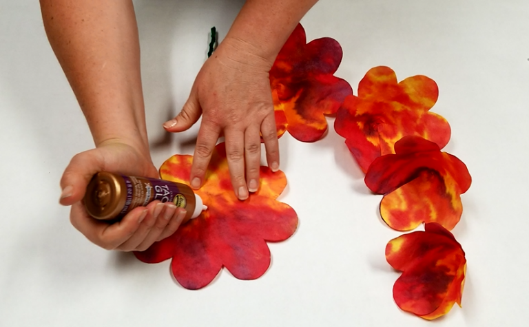 glue center of flower - S&S Blog