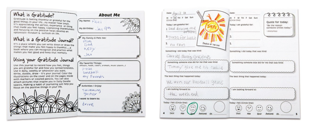 Gratitude Journals for Education - A Self Reflection Project for Kids ...