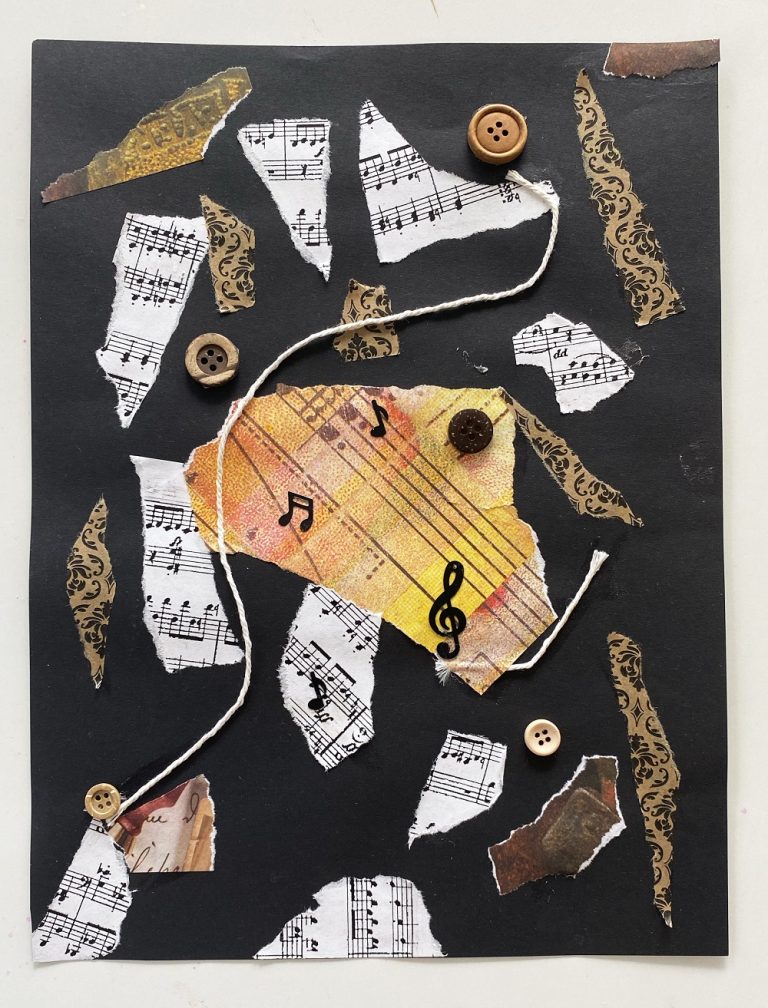 Jazz Music Themed Process Art - Paper Craft Activity - S&S Blog