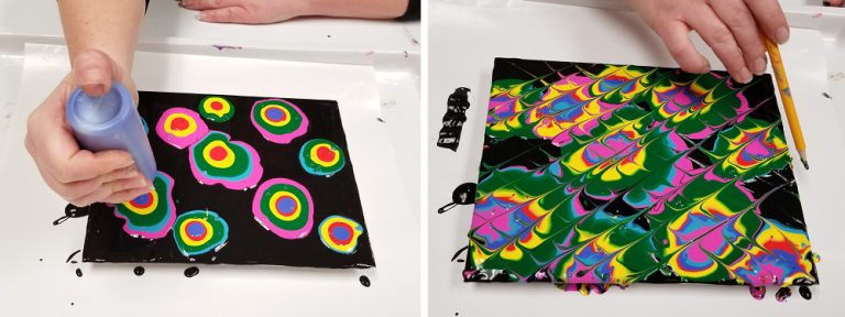 How To DIY Paint Pouring with Tempera Paint - S&S Blog