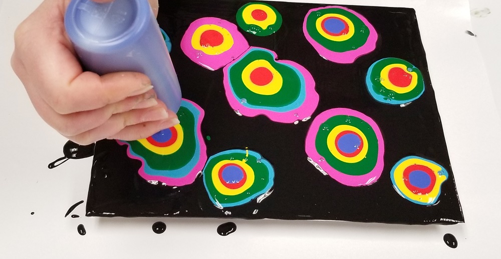 paint pouring canvas - S&S Blog