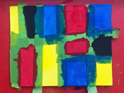 Abstract Art Canvas Painting Activity - S&S Blog