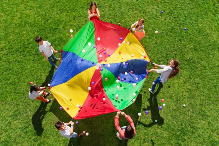 Parachute Games for Kids - PE and Camp Activities - S&S Blog