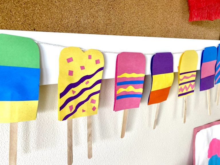 DIY Paper Popsicle Craft For Kids - S&S Blog