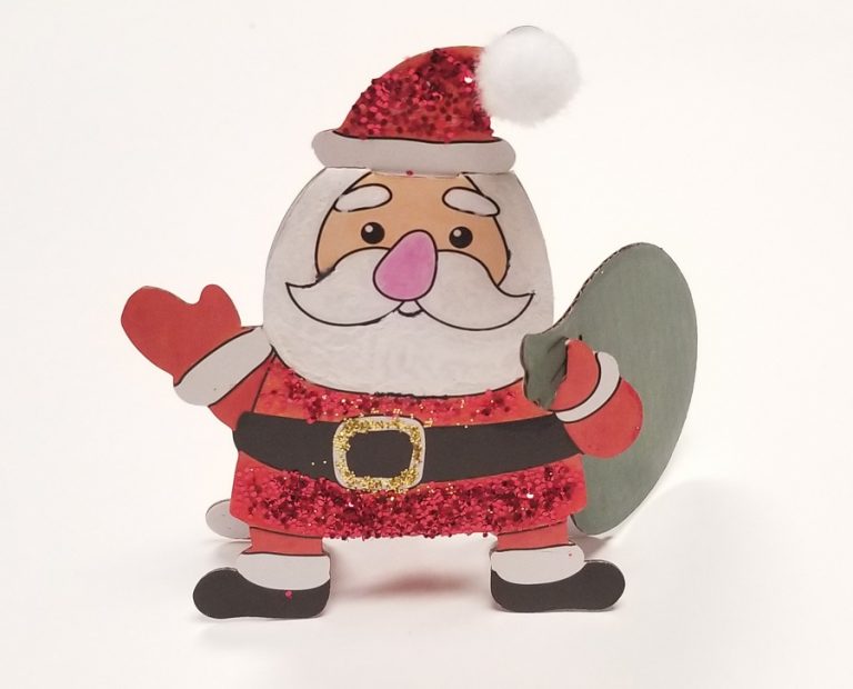 Christmas Tree & Santa Coloring Craft for Kids - S&S Blog