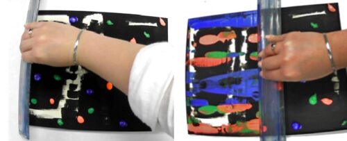 Father's Day DIY Scrape Art with Acrylic Paint - S&S Blog