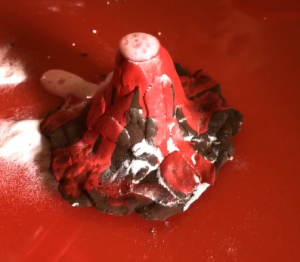 sensory diy volcano - S&S Blog
