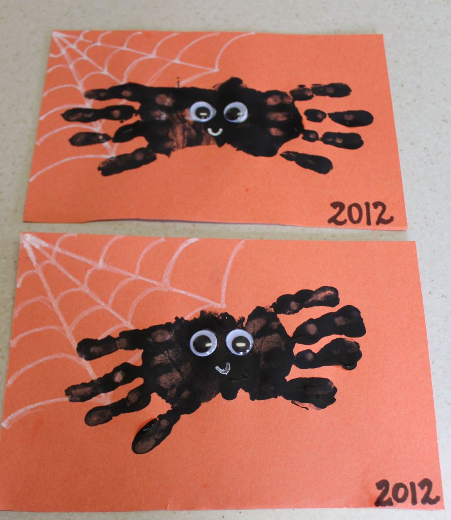 spider handprint craft - S&S Blog