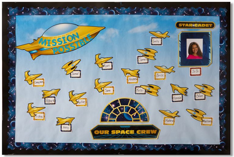 outer space bulletin board set - S&S Blog