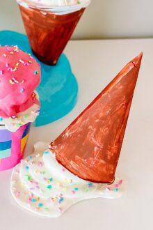DIY Ice Cream Cone Clay Sculpture Craft for Kids - S&S Blog