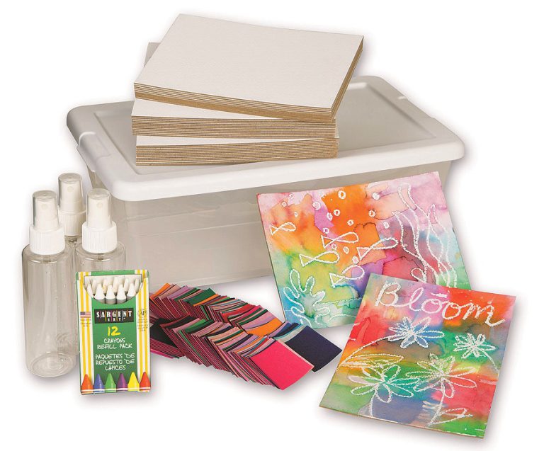 Tissue Paper Painting - Bleeding Color Art Activity - S&S Blog