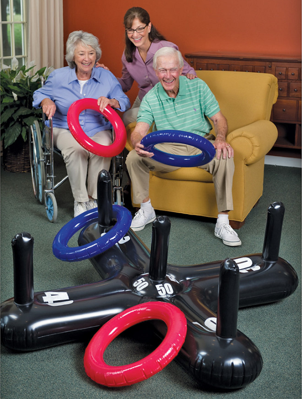 toss games wheelchair residents - S&S Blog