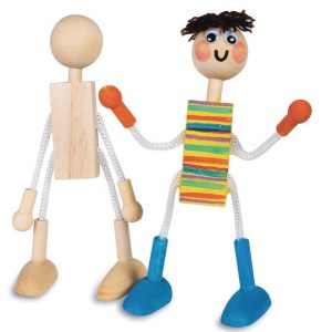Wood Doll Craft For Kids - Teach Movement & Flexibility - S&S Blog
